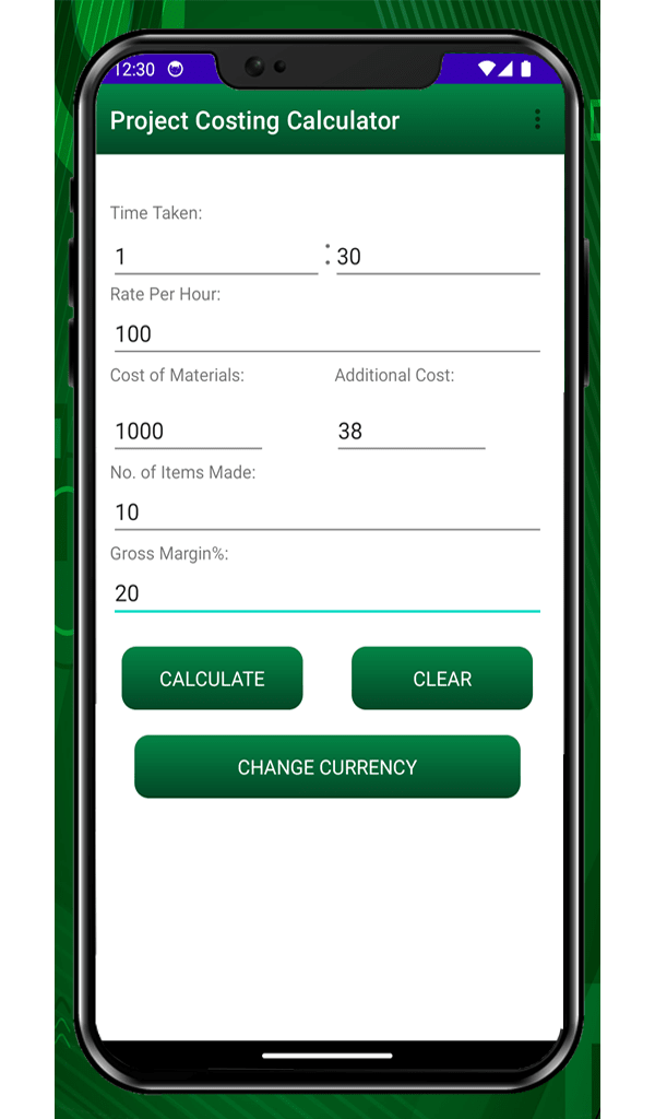 Project Costing Calculator - App on Amazon Appstore