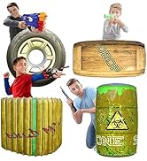 Amazon.com: Skywin Inflatable Obstacles, Inflatable Battle Bunkers, 8 ...