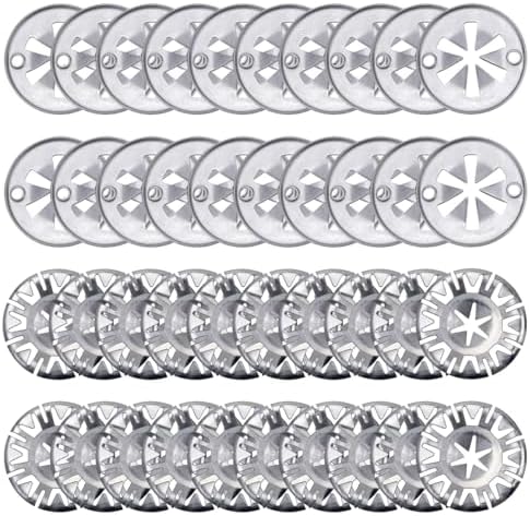 Xynovate 40 Pcs Heat Shield Clips, Locking Star Washers, Car Exhaust ...
