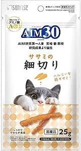 Amazon | 【セット販売】AIM30 ササミの細切り 25g×2コ | サンライズ | ジャーキー 通販