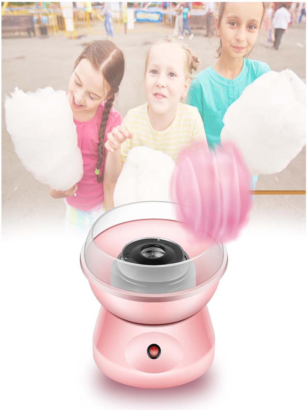 Amazon.com: Cotton Candy Machine for Kids, Mini Retro Cotton Candy ...