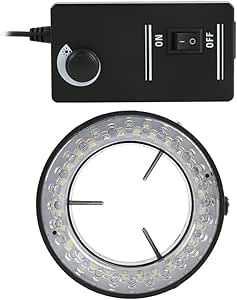 Amazon.com: VAKUUM Lab Microscope Slides 56pcs 144pcs LED Ring Light ...