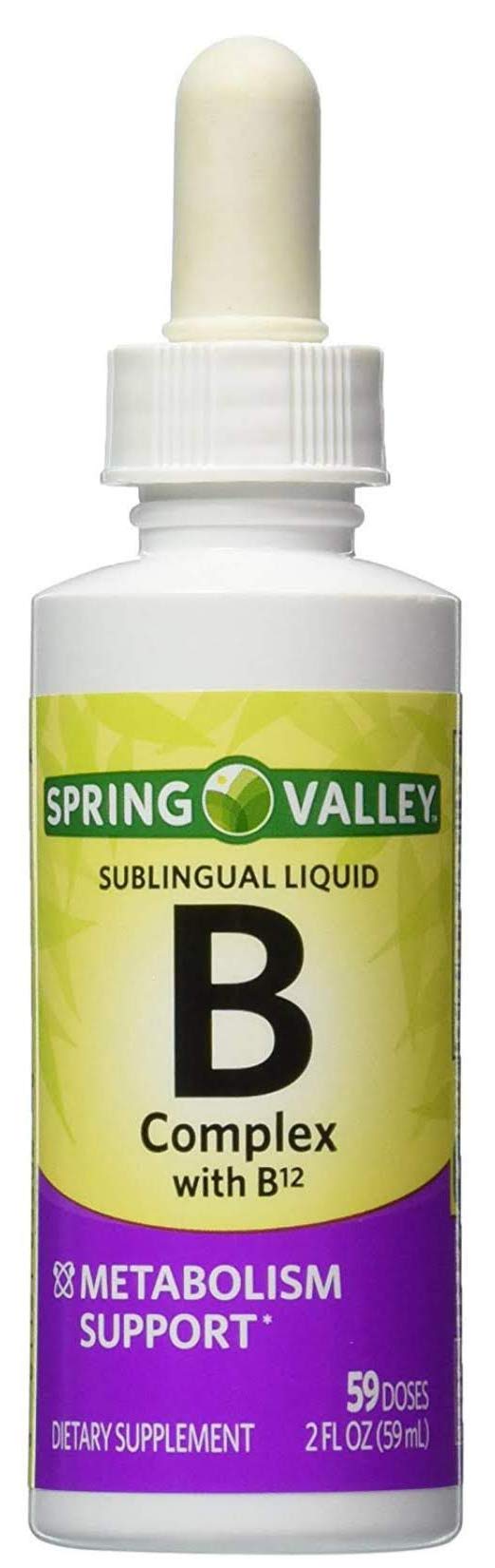 Amazon.com: Vitamin B Complex Sublingual Liquid Drops for Adults with ...