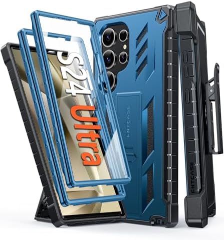 Amazon.com: FNTCASE for Samsung Galaxy S24 Case: Military Shockproof Protective Phone Cover with ...