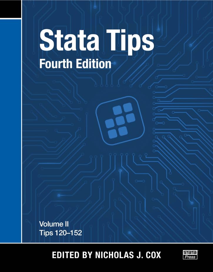 Amazon.com: Stata Tips, Fourth Edition, Volume II: Tips 120-152 (Stata Tips, 2): 9781597184090 ...