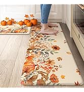Amazon.com: Collive Kitchen Mats Cushioned Anti Fatigue, Pumpkin ...