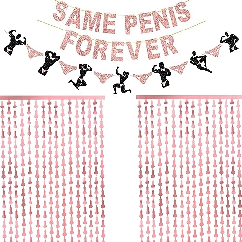 3 Pcs Hen Party Decorations, Rose Gold Bachelorette Party Accessories ...