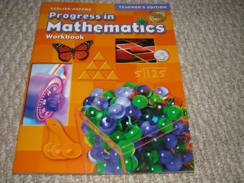 Sadlier Oxford Progress in Mathematics Workbook Teacher's Edition ...
