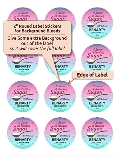 Snapklik.com : NextDayLabels - 2 Inch Round Labels For Bleeds - Sticker ...