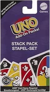 Amazon.com: Mattel Uno Add-On Packs! - Stack Pack : Toys & Games