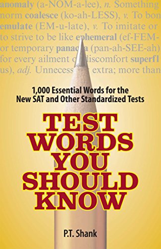 Test Words You Should Know: 1,000 Essential Words for the New SAT and ...