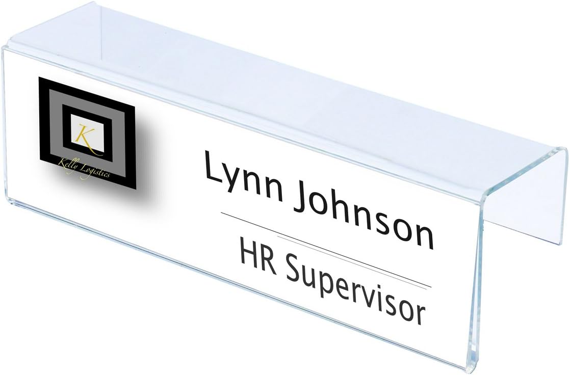 Amazon.com: Single-Sided Cubicle Name Plate Holders 11" Wide x 2" high x 2" deep - PNH110020020 ...