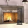 Amazon.com: Fire Beauty Fireplace Tools, 5 Pieces Fireside Accessories ...