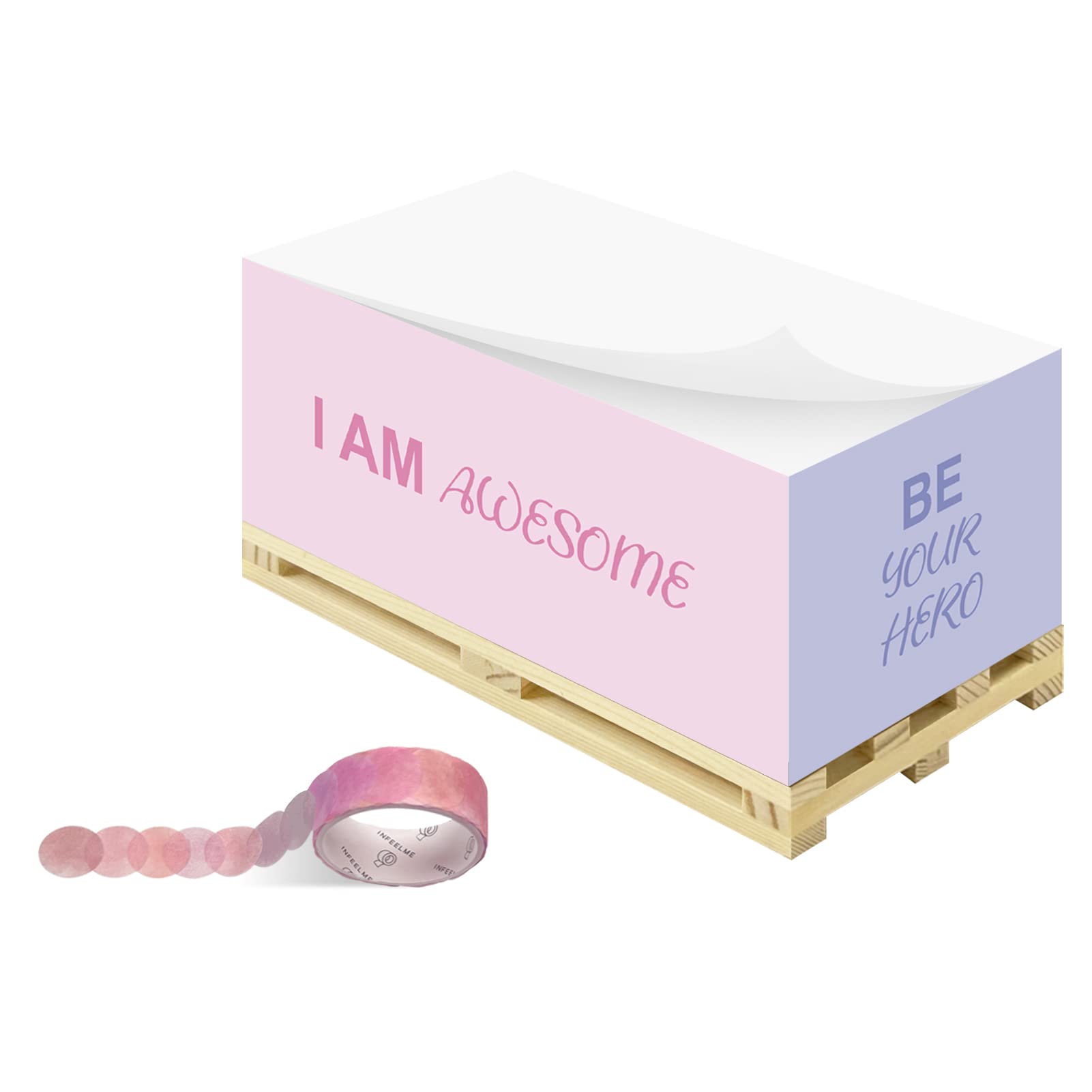 Amazon.com : Kisdo Container Note Cube(NOT Sticky), Memo Note Paper ...