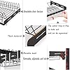 Amazon.com - Ctystallove 3 Tier Black Stainless Steel Dish Drying Rack ...