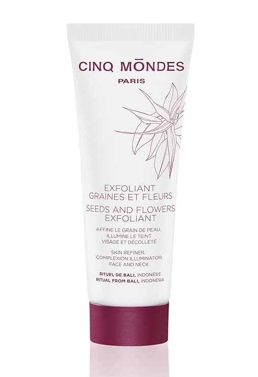 Amazon.com: Cinq Mondes Seeds & Flowers Facial Exfoliant- 2.0oz.- Ultra ...