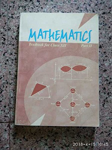 NCERT MATH TEXTBOOK GRADE 12 PART 2 : Amazon.in: Books