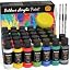 Amazon.com: Nicpro 20 Colors Large Bulk Outdoor Acrylic Paint Set (8.45 ...