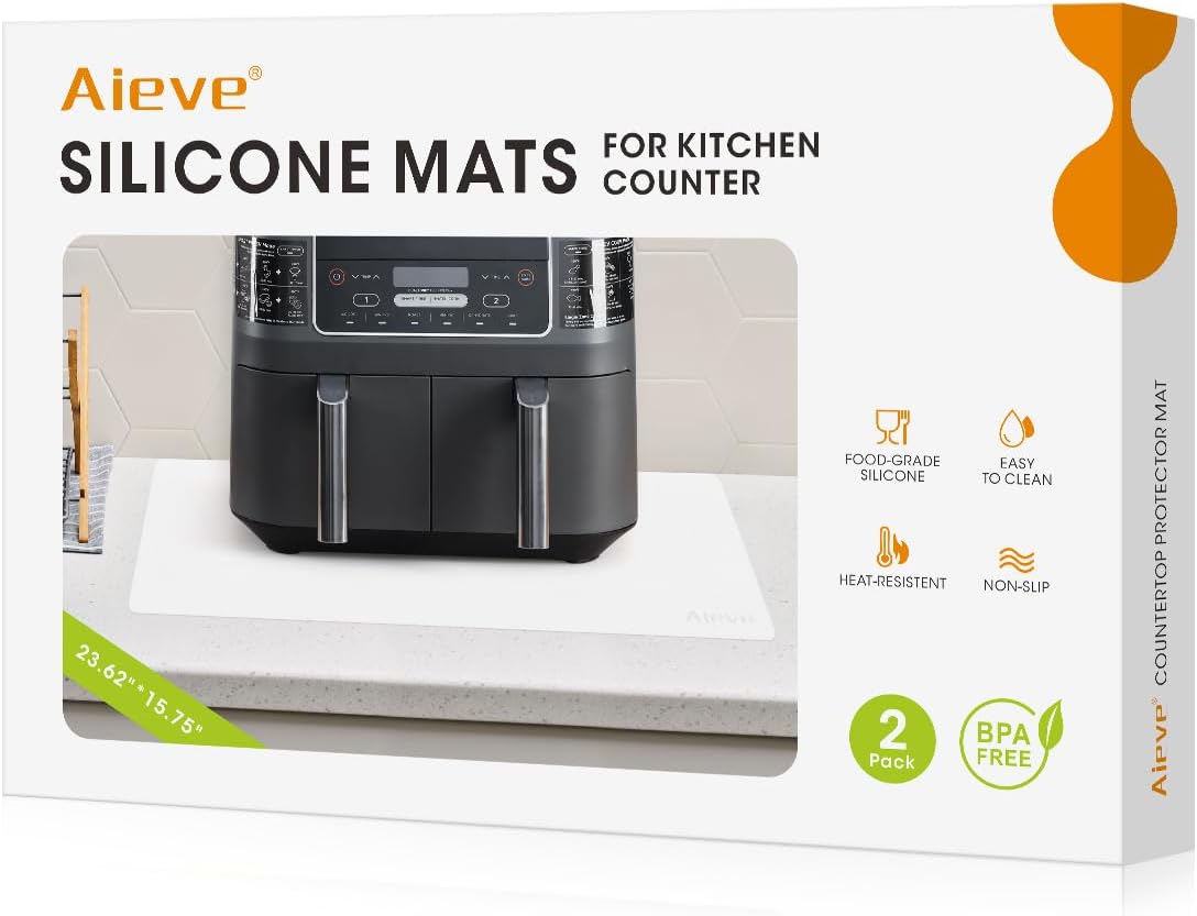 Amazon.com: Aieve Silicone Mats for Kitchen Counter, Countertop ...
