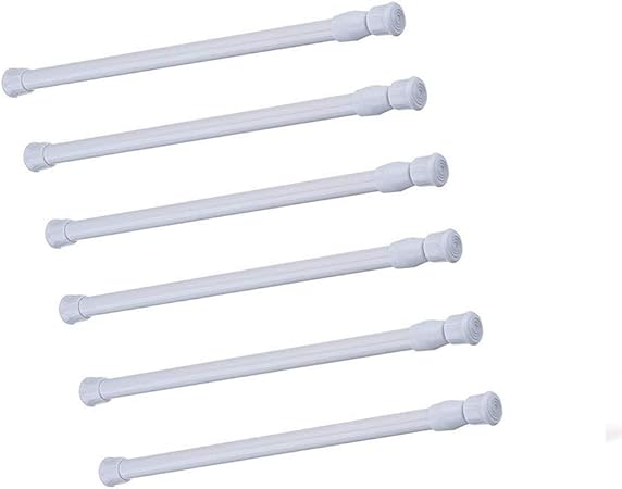 Amazon.com: Cupboard Bars Tension Rods, 6 Pack Spring Tensions Rods 9.8 ...