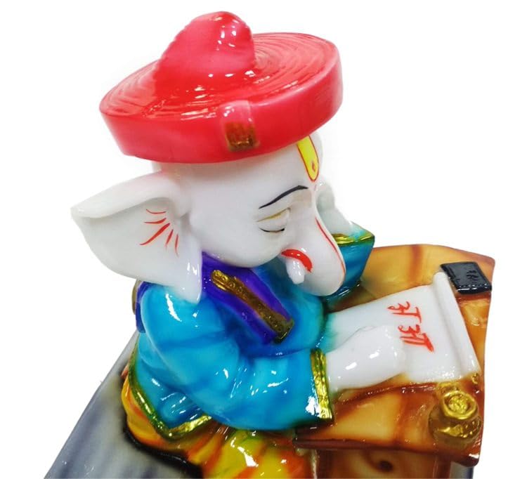 Buy Munshi Lord Ganesha - Studying Ganapathy Idol, Student Little ...