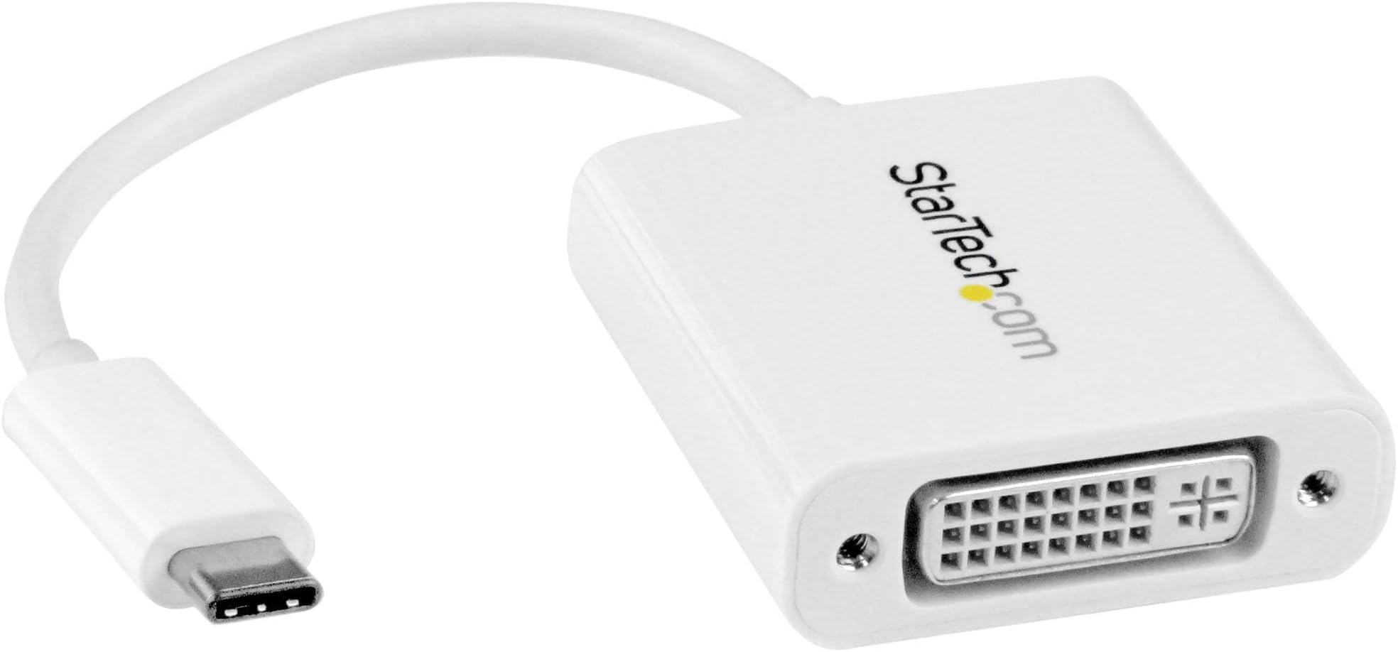 Amazon.com: StarTech.com USB C to DVI Adapter - White - 1920x1200 - USB ...