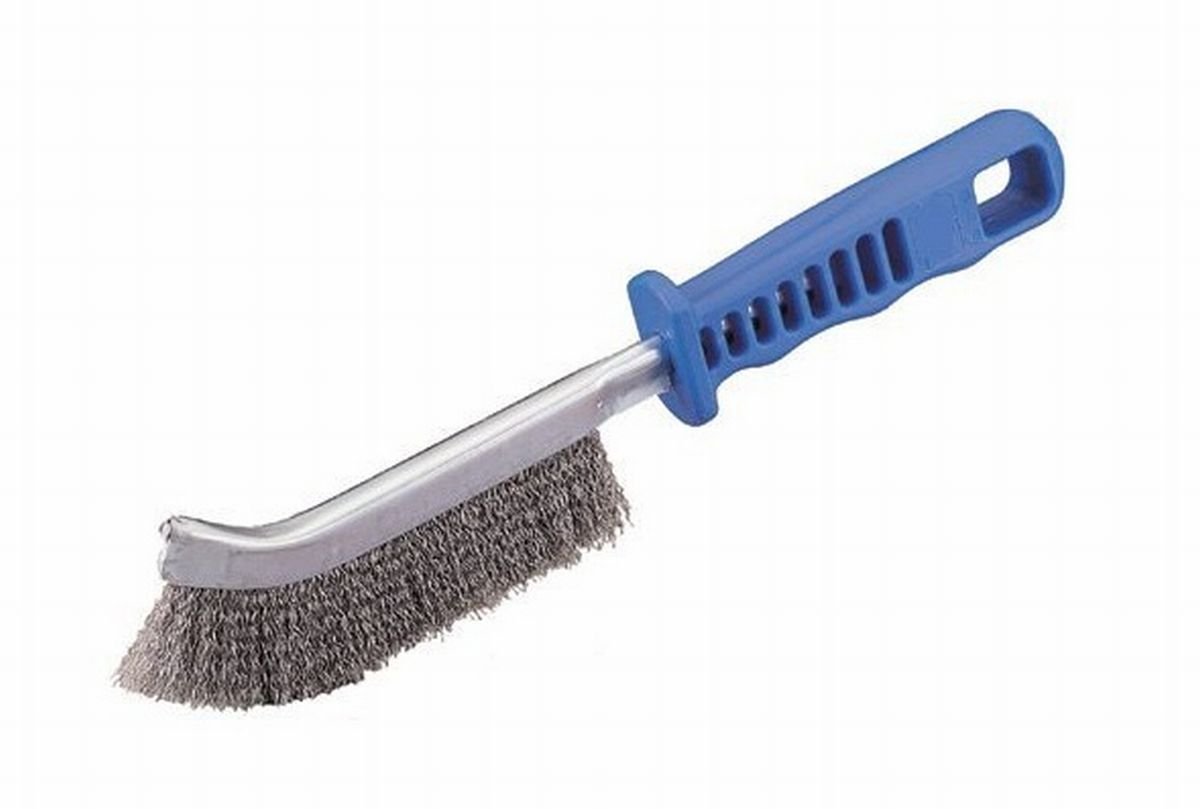 Norton Hand Scratch Brush for Stainless Steel with Plastic Handle ...
