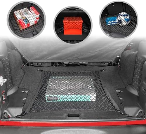Trunknets Inc Floor Style Trunk Cargo Net for Jeep Wrangler JK Rubicon ...