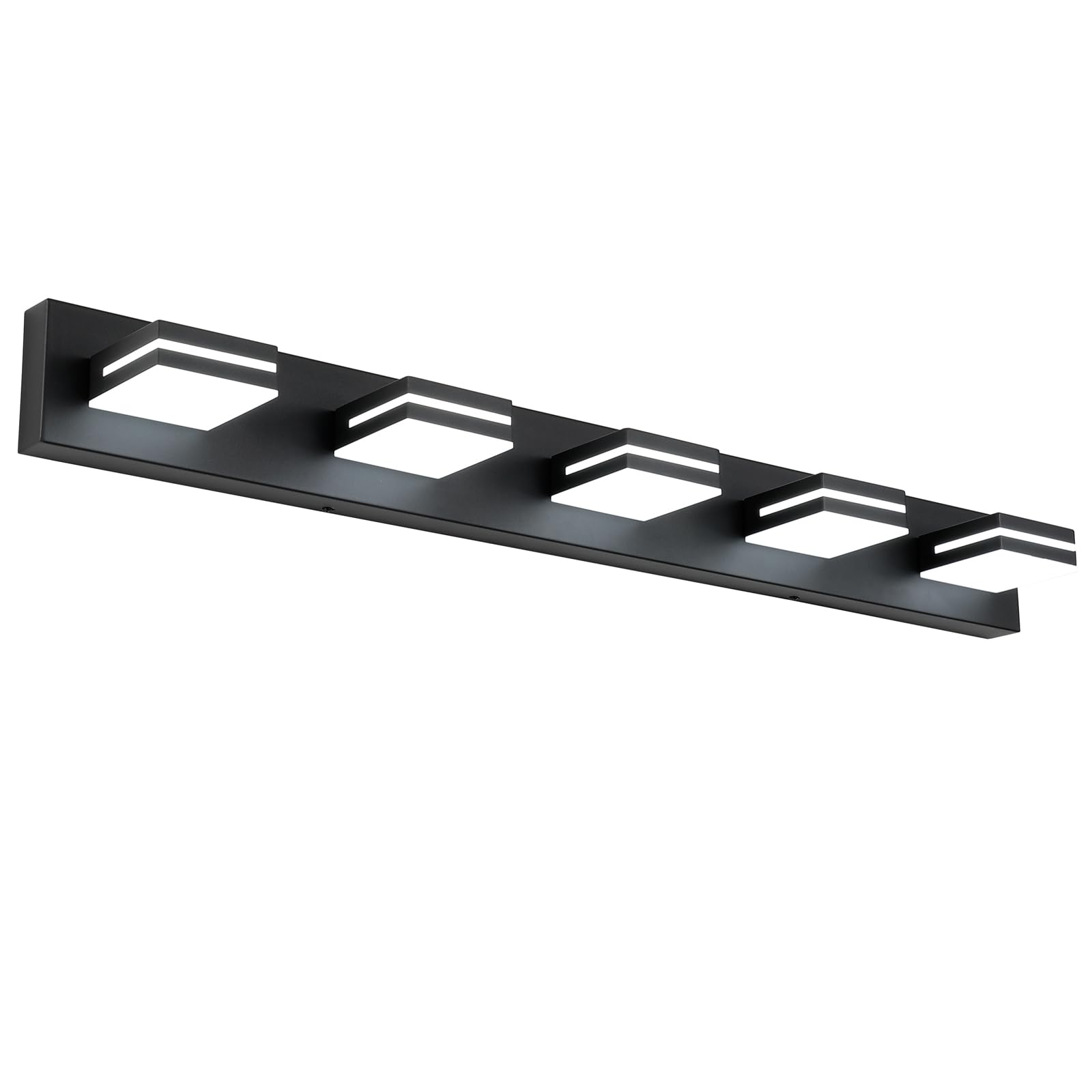 SineRise LED Modern Bathroom Vanity Light Fixtures (5-Light, 40-Inch ...