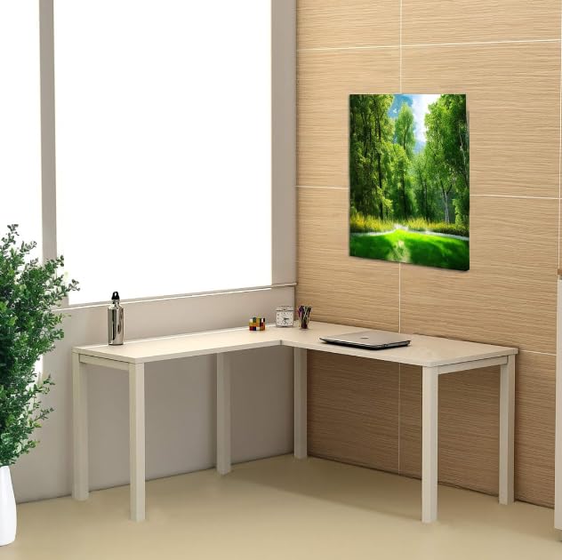 Deskio L-Shaped Computer Table 150 Cm Long, Made Prelam Engineering ...