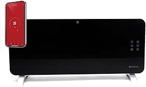 Rediffusion Panel Heater 2000W, Smart Glass, Works with Alexa & Google ...