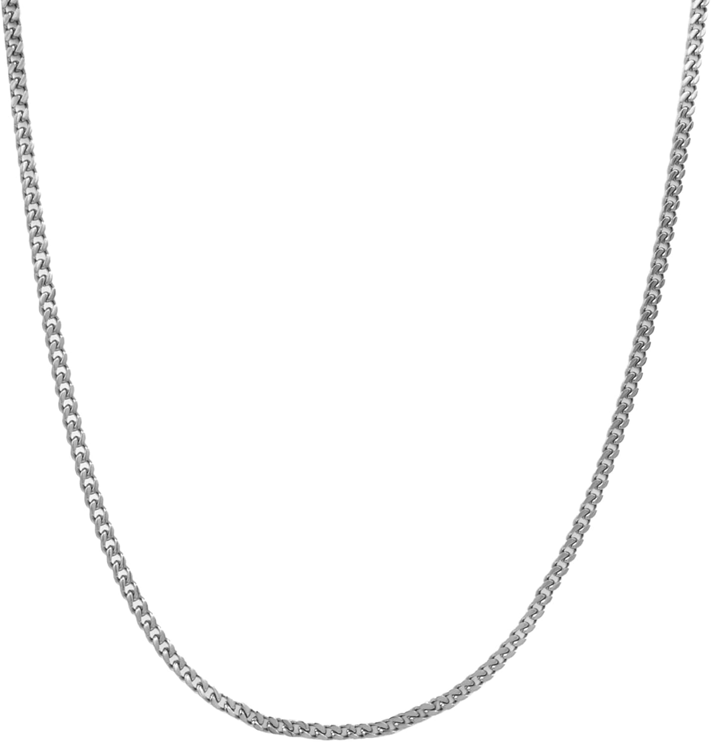 Amazon.com: GLD Micro Cuban Link Chain for Men and Women - 2MM, 20 ...