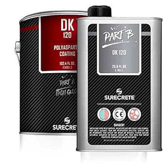 Amazon.com: Revestimiento de piso poliaspártico disolvente transparente ...