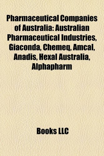 Buy Pharmaceutical Companies of Australia: Australian Pharmaceutical ...