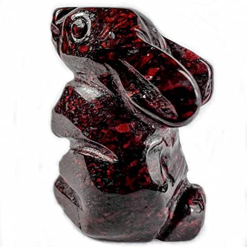 Amazon.com: Poppy Jasper Bunny Rabbit Stone Figurine 7031 : Home & Kitchen