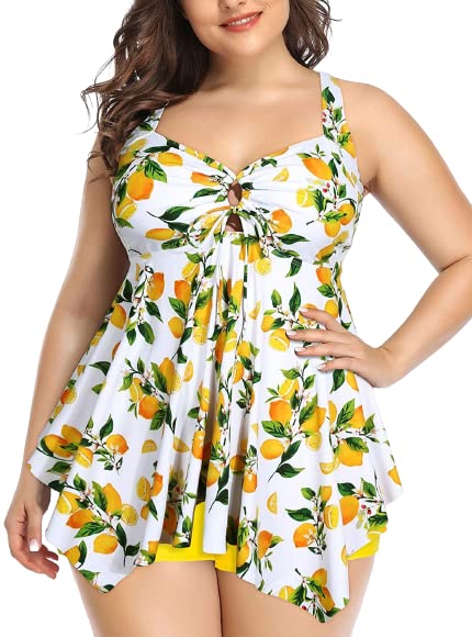 Plus Size Long Lined Bikini Top Yellow - 7XL Size : Amazon.in: Clothing ...