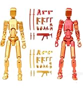 Titan 13 Action Figure, 3Pcs T13 Figure 3D Printed Lucky 13 Model Toy ...