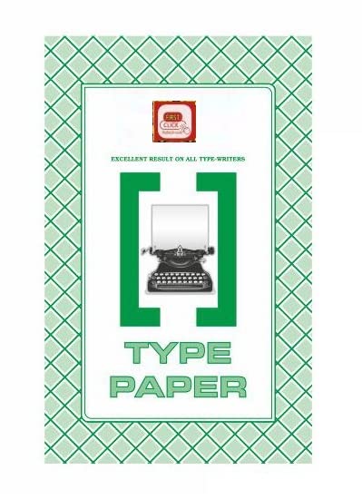 FIRST CLICK Typing Paper Type Papers Full Scap Size Paper For Use In ...