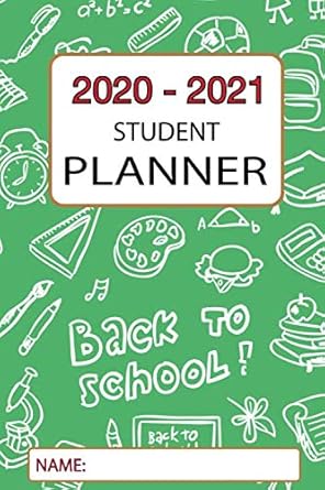 2020-2021 Student Planner: Small, Student Planner Weekly Monthly ...