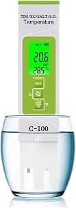 Amazon.co.jp: High Precision Water Quality Measuring Instrument 5 in 1 ...