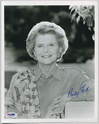 BETTY FORD SIGNED AUTOGRAPHED PSA DNA 8x10 PHOTO AUTO P63413 at Amazon ...