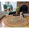 Amazon.com: COTTON CRAFT Jute Chindi Braid Rag Rug - Boho Farmhouse ...