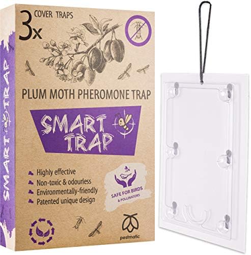 Pestmatic Smart Moth Trap, 8 Clothes Moth Monitoring Traps for Wardrobe ...