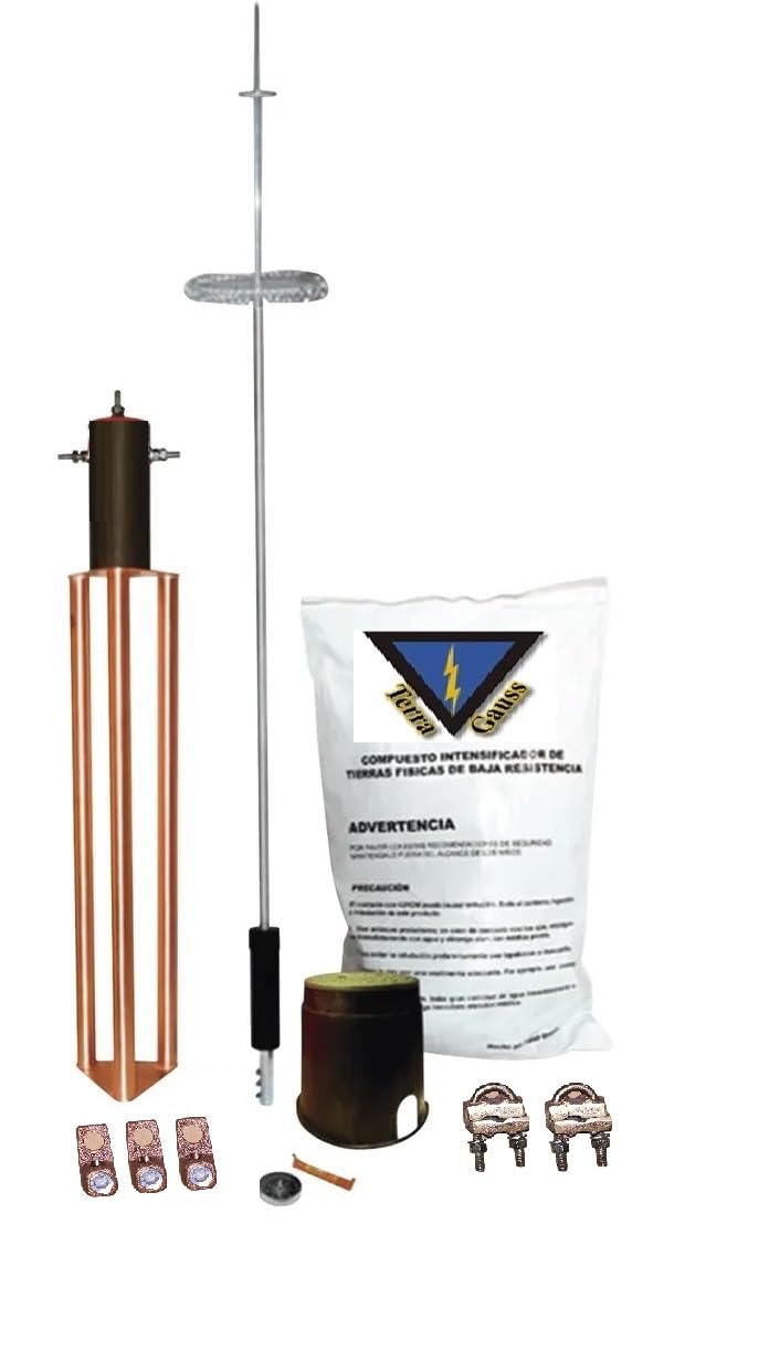 Kit De Pararrayos Dipolo Corona Con Electrodo Y Compuesto : Amazon.com ...