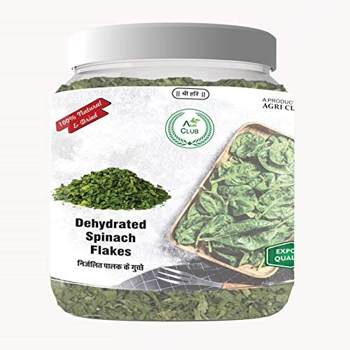 Agri Club Dehydrated Spinach Flakes 150gm : Amazon.in: Grocery ...