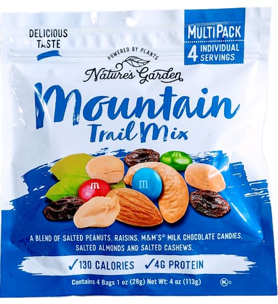 Amazon.com: Mountain Trail Mix Natures Gaurde Multi pack 4 Individual ...