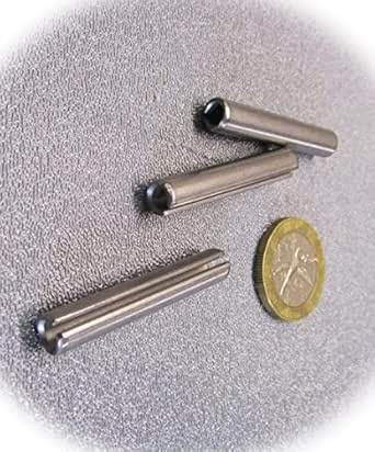 420 Stainless Steel, Slotted Roll Spring Pin, 1/4" Dia x 1 1/2" Length ...