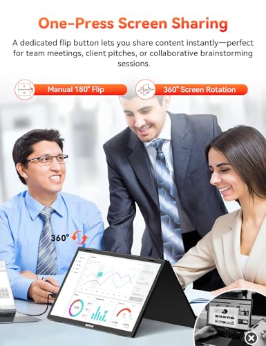 HotYeah Triple Laptop Screen Extender, 15.6 inch Dual Stacked Monitor ...