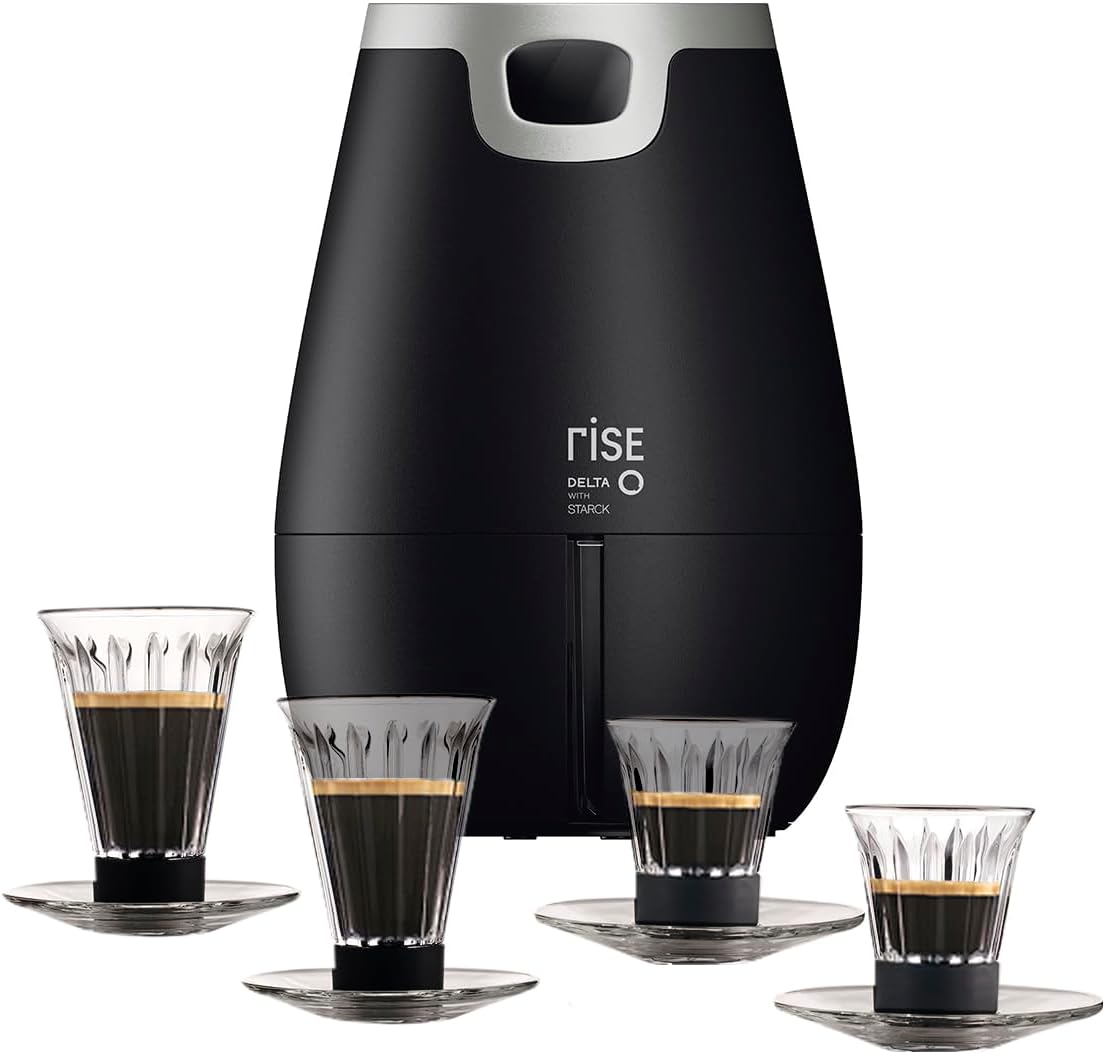 Delta Q - Rise Capsule Coffee Maker - 19 Pressure Bars - Includes 4 ...