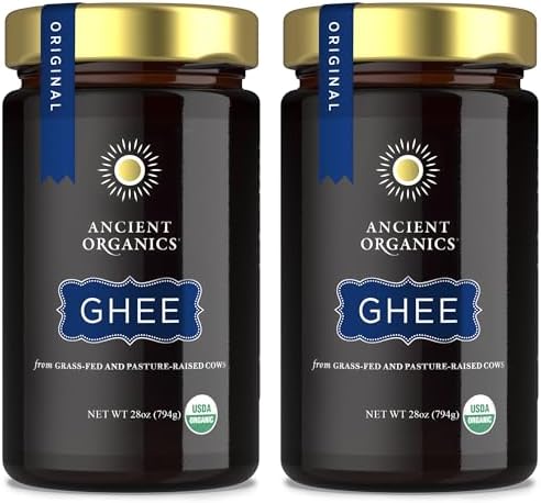 Amazon.com : Ancient Organics Ghee - Organic Grass Fed Ghee Butter ...